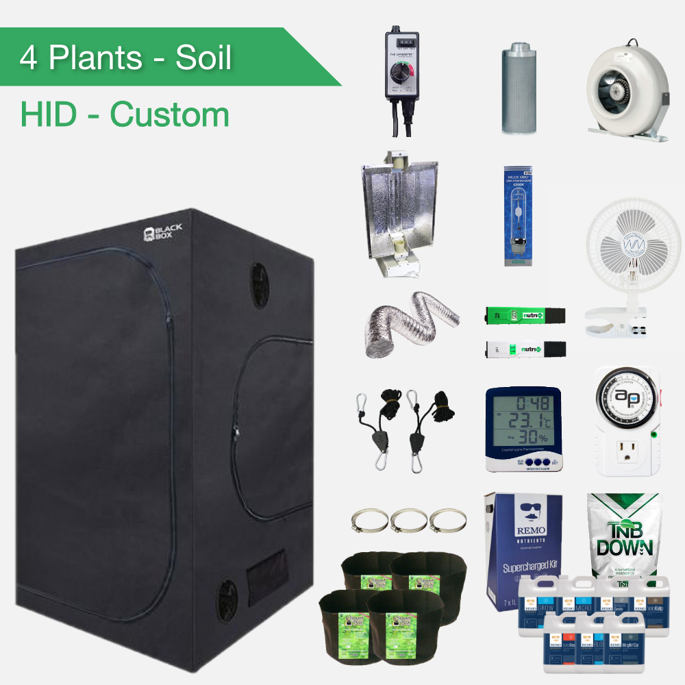 HID (HPS/MH) Soil Complete 4 Plants Indoor Grow Kits Wholesale ...