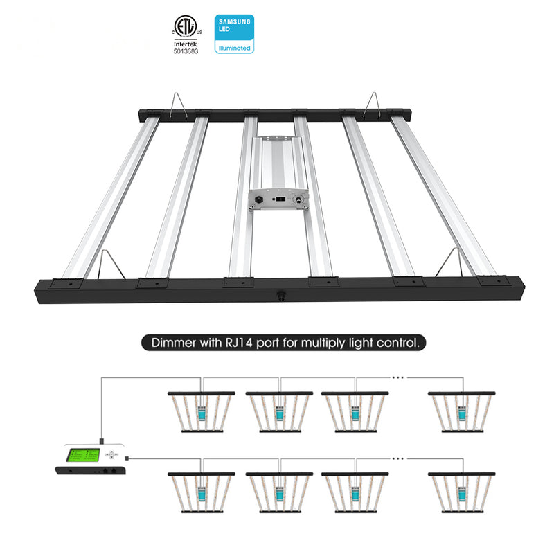 Best ECO Farm 650W Samsung LM301B LED Grow Light Bar H3 Series for Sale ...